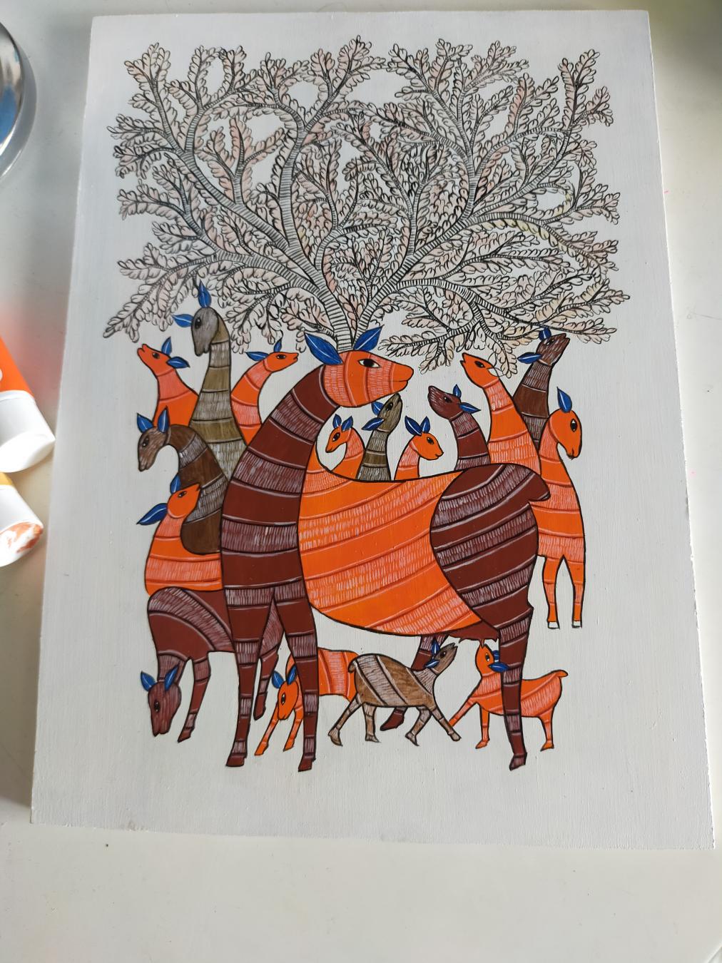 Forest created by Archana Negi