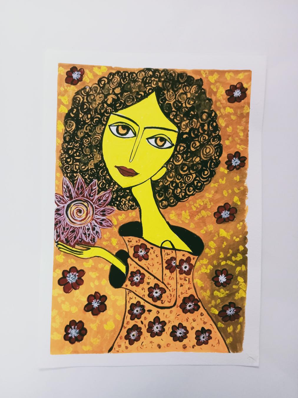Beautiful girl created by shoma ghosh