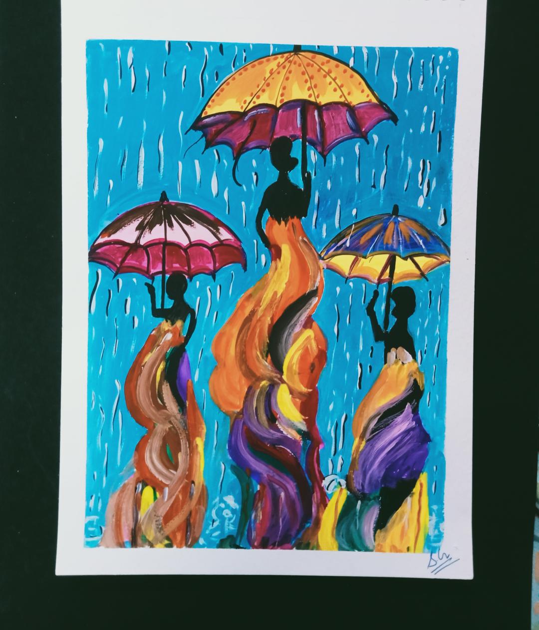 Abstract art created by shoma ghosh