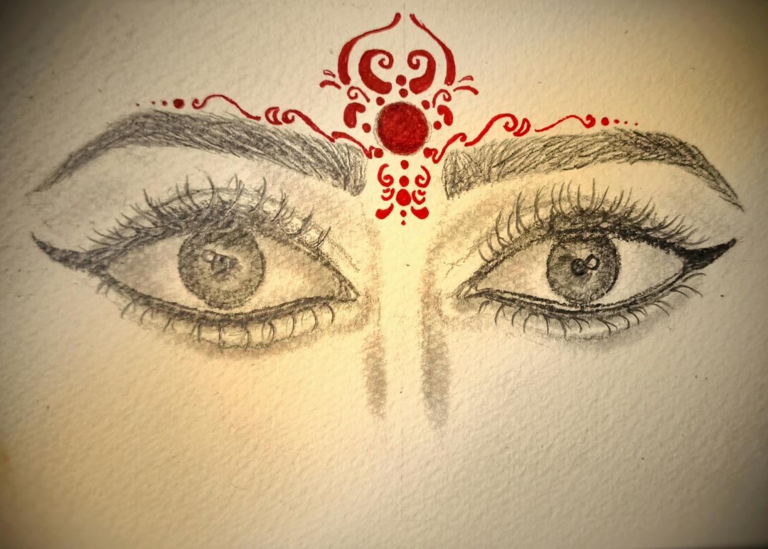 The Sacred Gaze created by Tanpreet Kaur