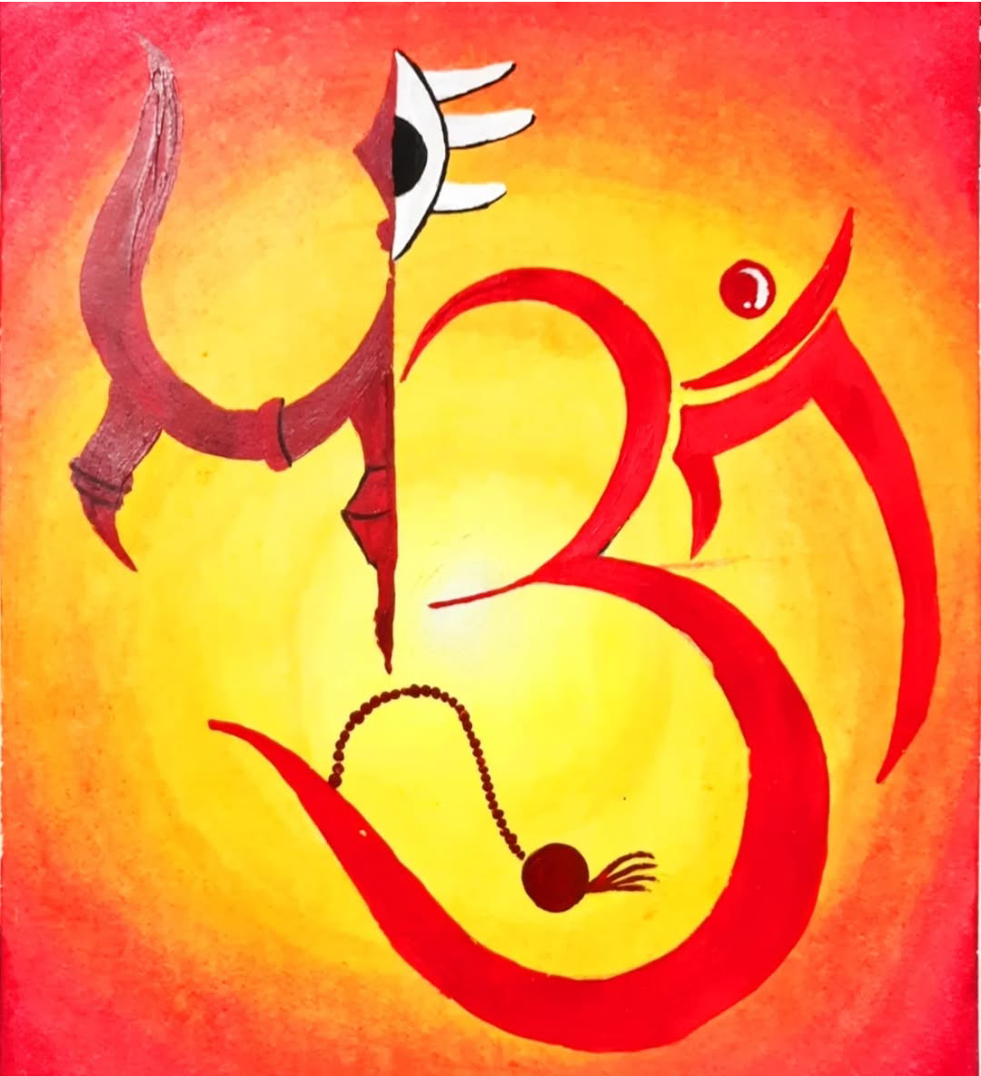 The Echo of Om: Shiva’s Essence created by Tanpreet Kaur