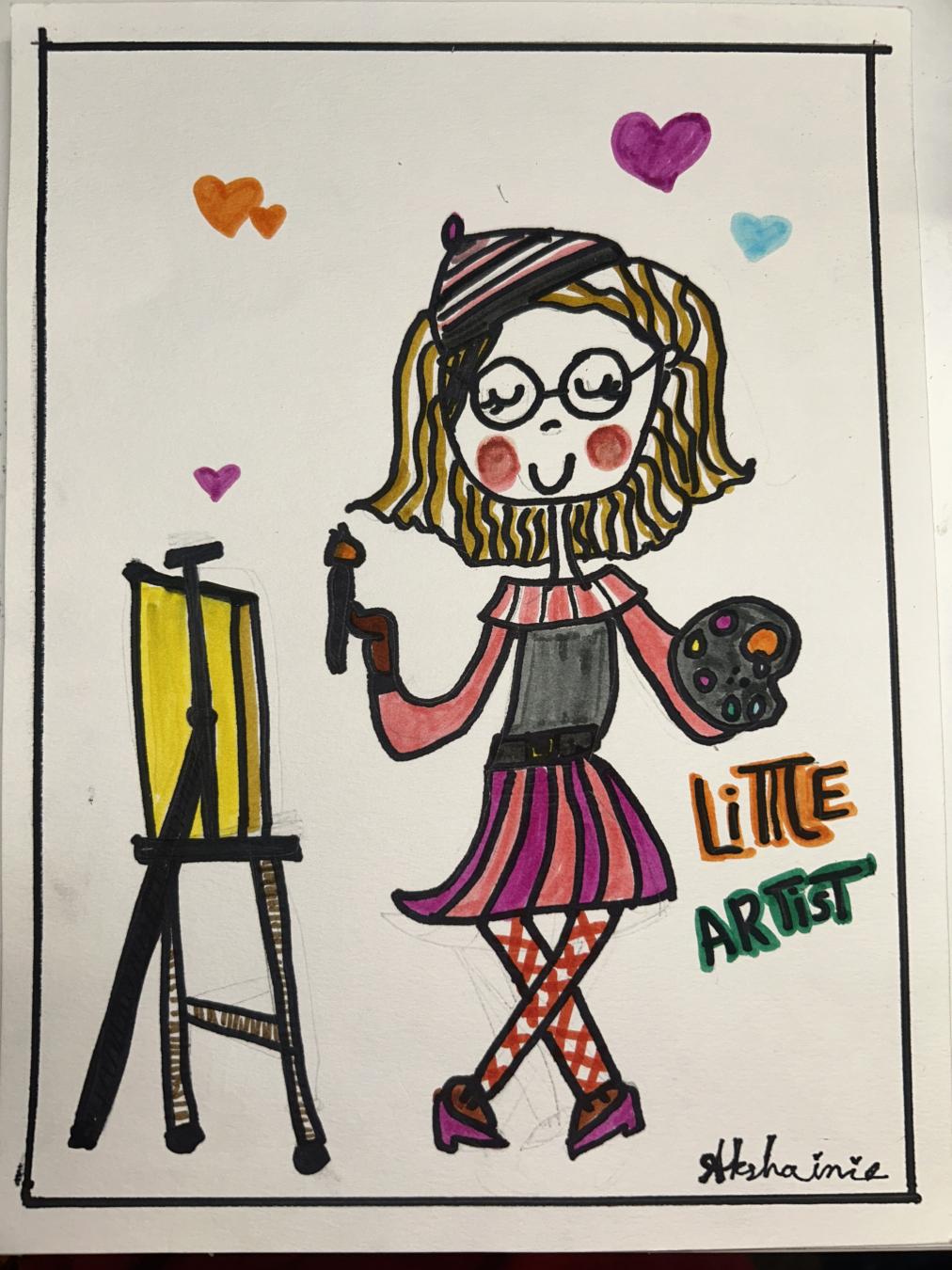 Artist created by Akshainie Aggadi