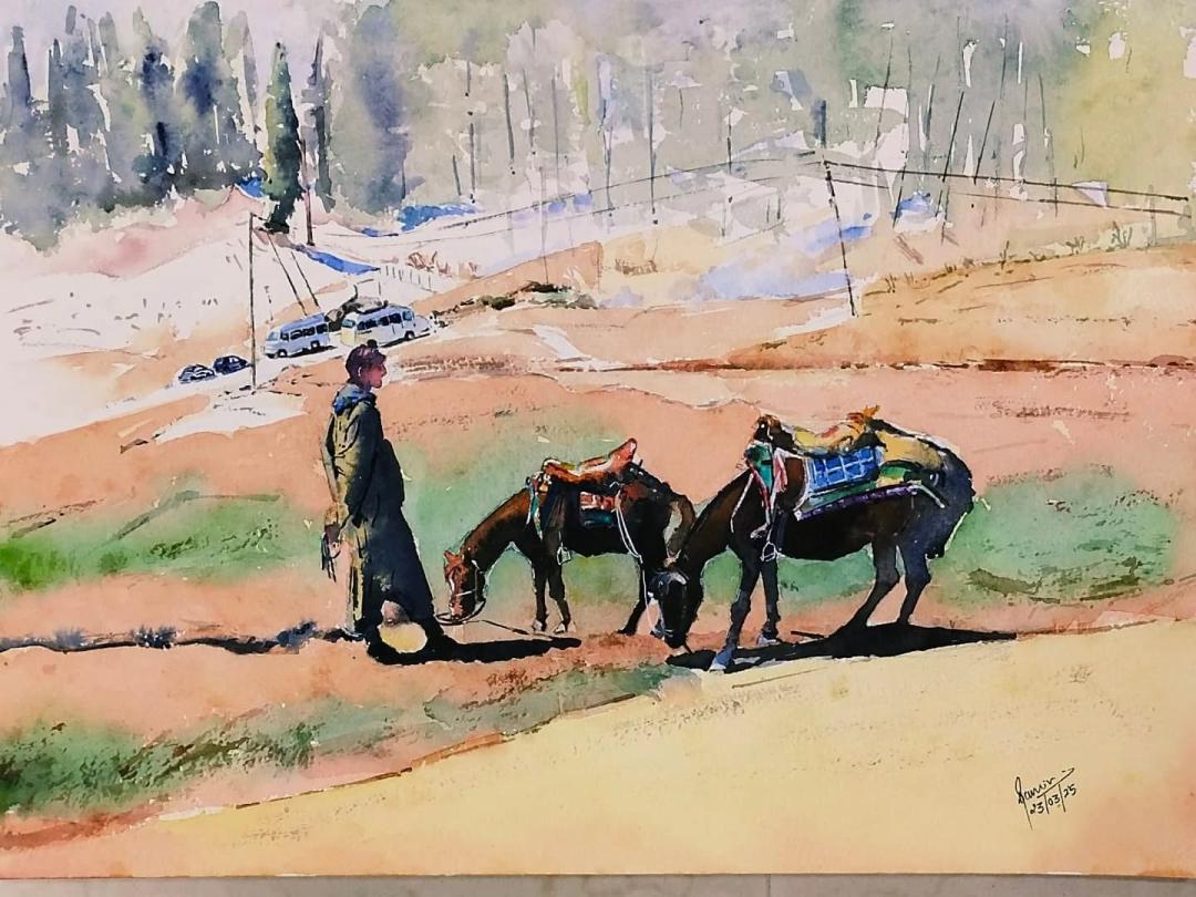 Horses of the Valley - Waiting for Riders created by Samir Sheikh