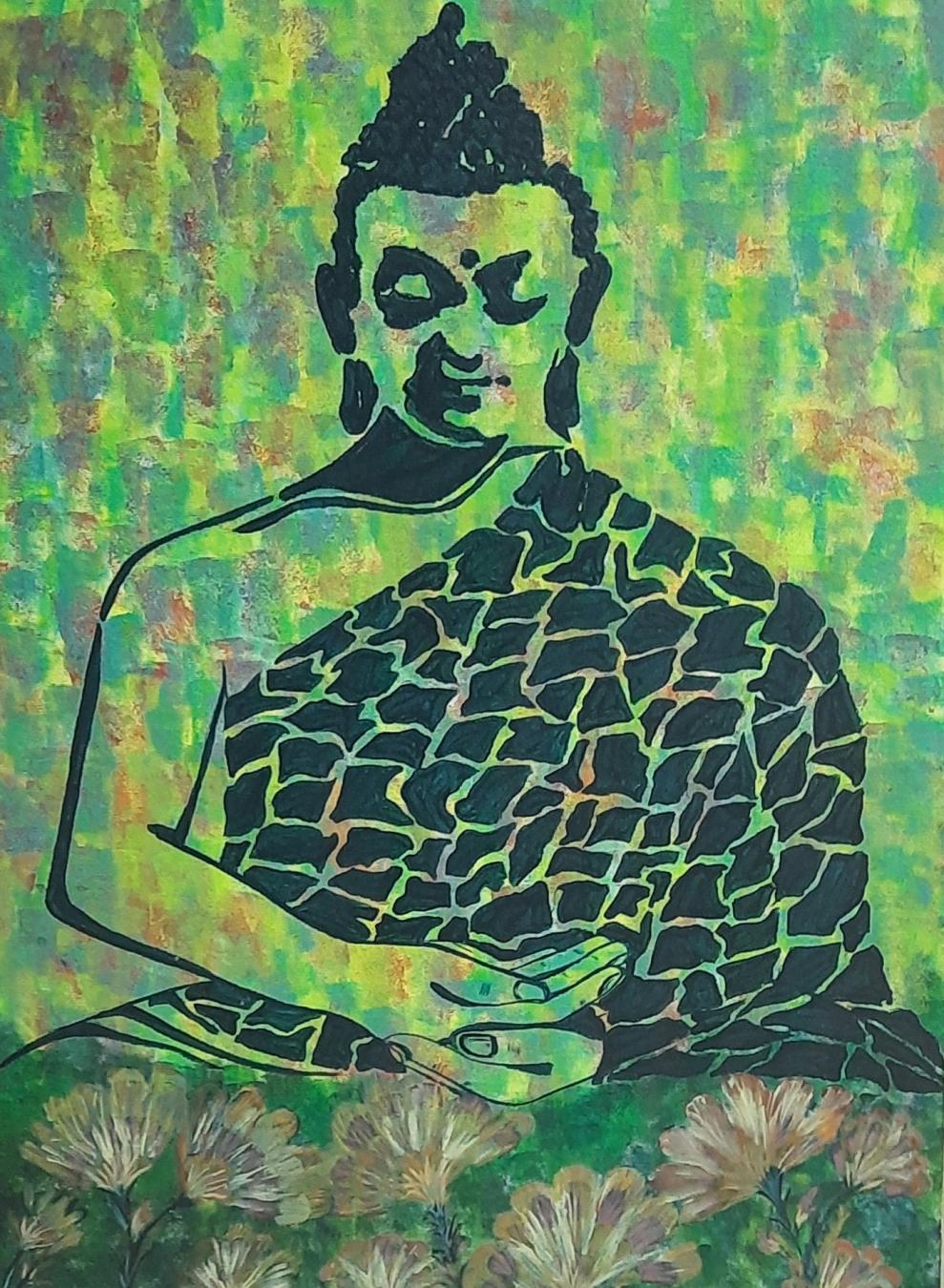 Buddha created by Archana Sunil