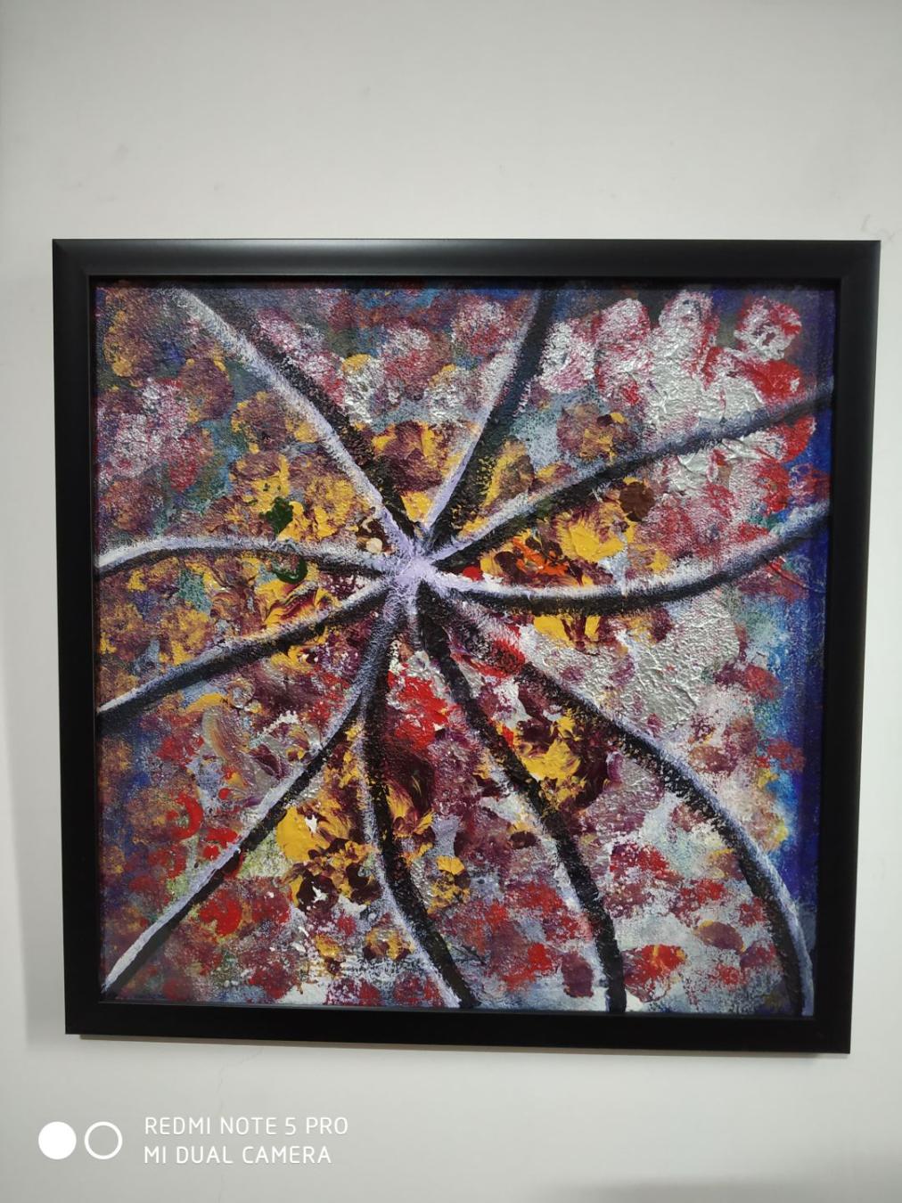 Paint on Canvas created by Kinjal Patel