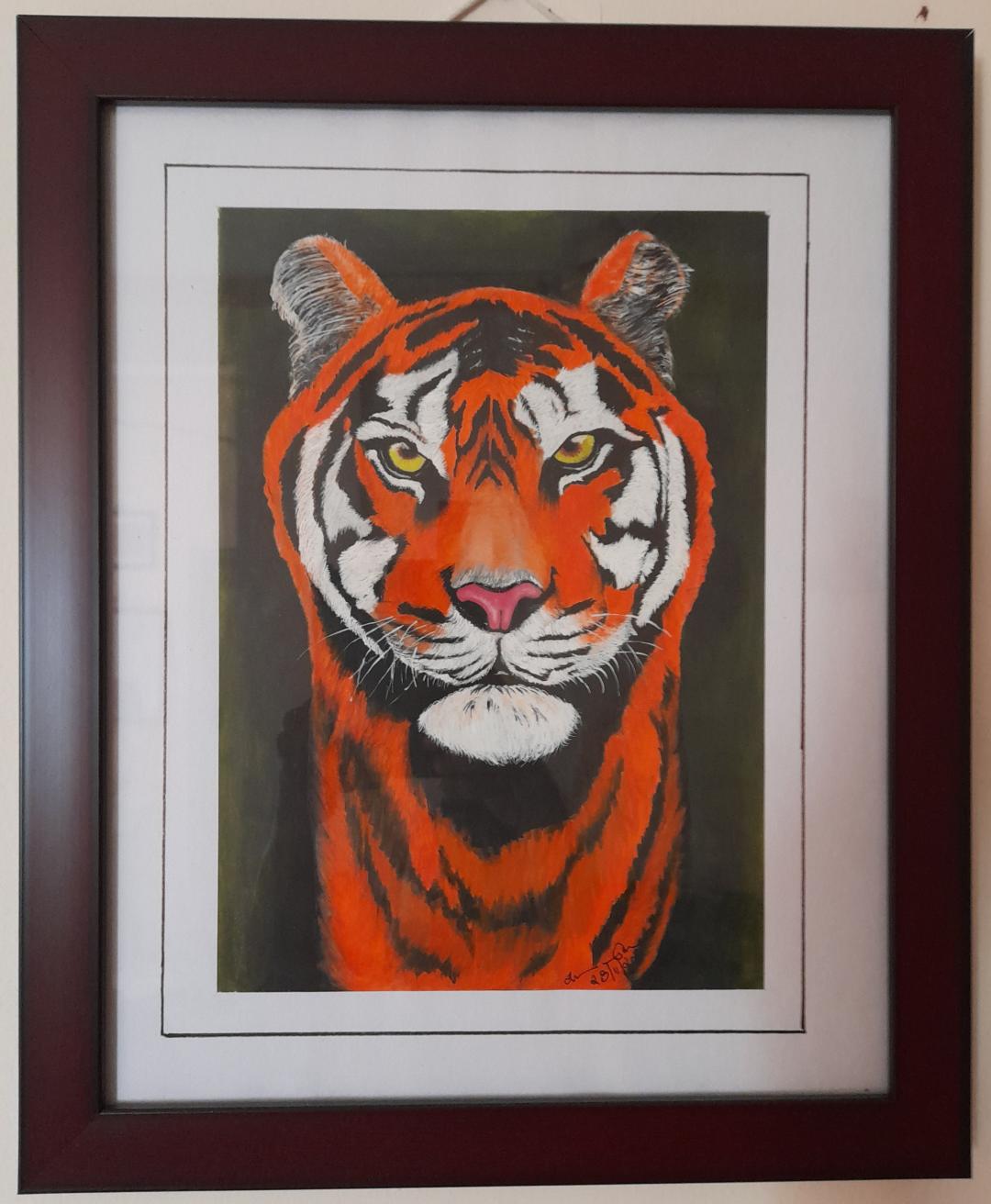 Tiger created by Liju MP