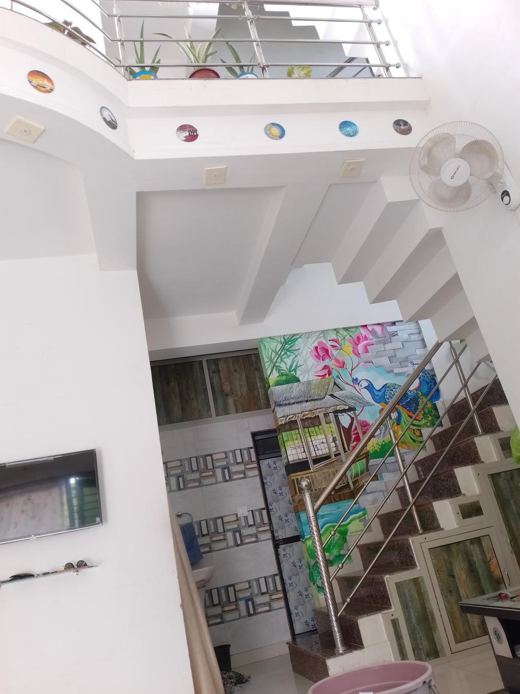 Wall painting created by Songara Jinal