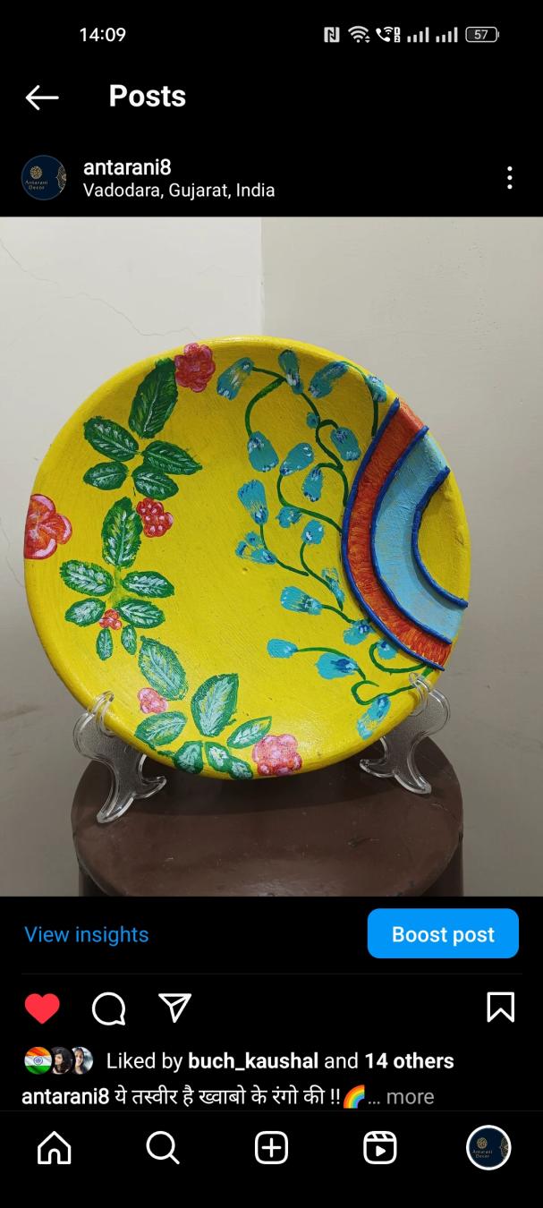 Tavdi artwork created by Roshni Buch