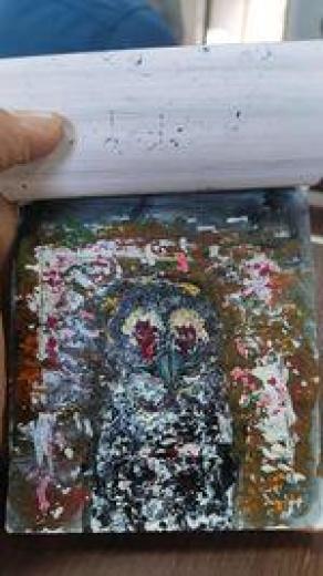 Wingless owl created by Om Solanki