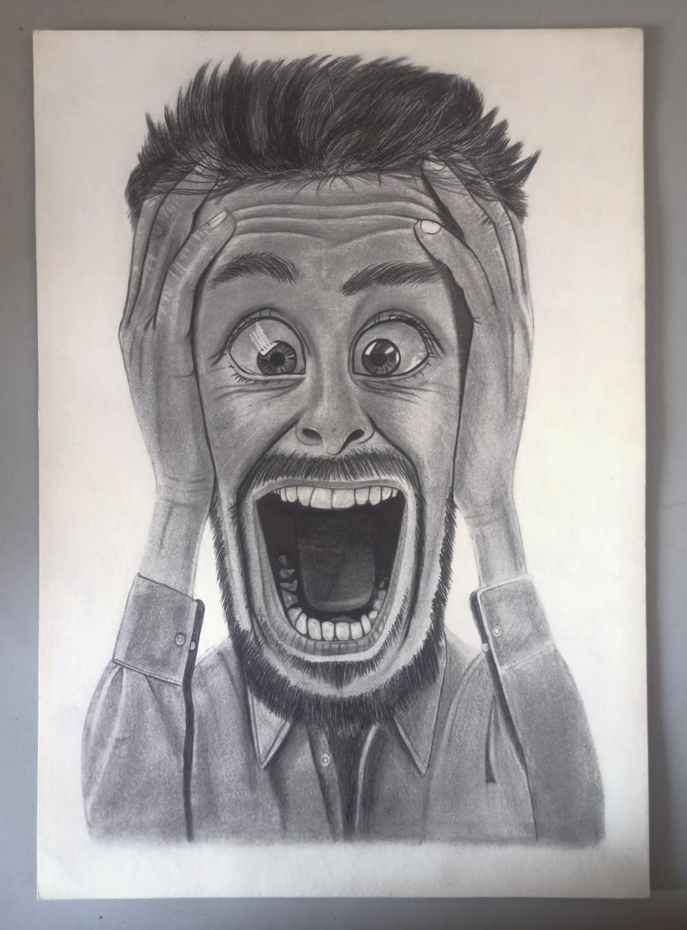 A Wierd Face created by Kaivalya Rathod