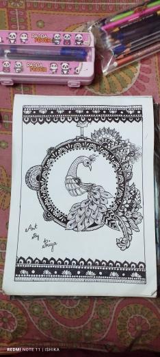 Mandala Art created by Rinki Devi