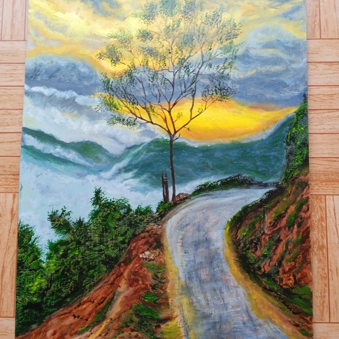 Oil paintings on hd panels. created by Shankarmasuns