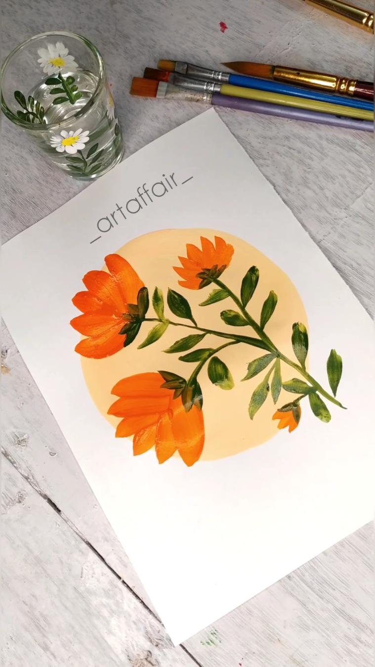 Acrylic Painting created by Renuka