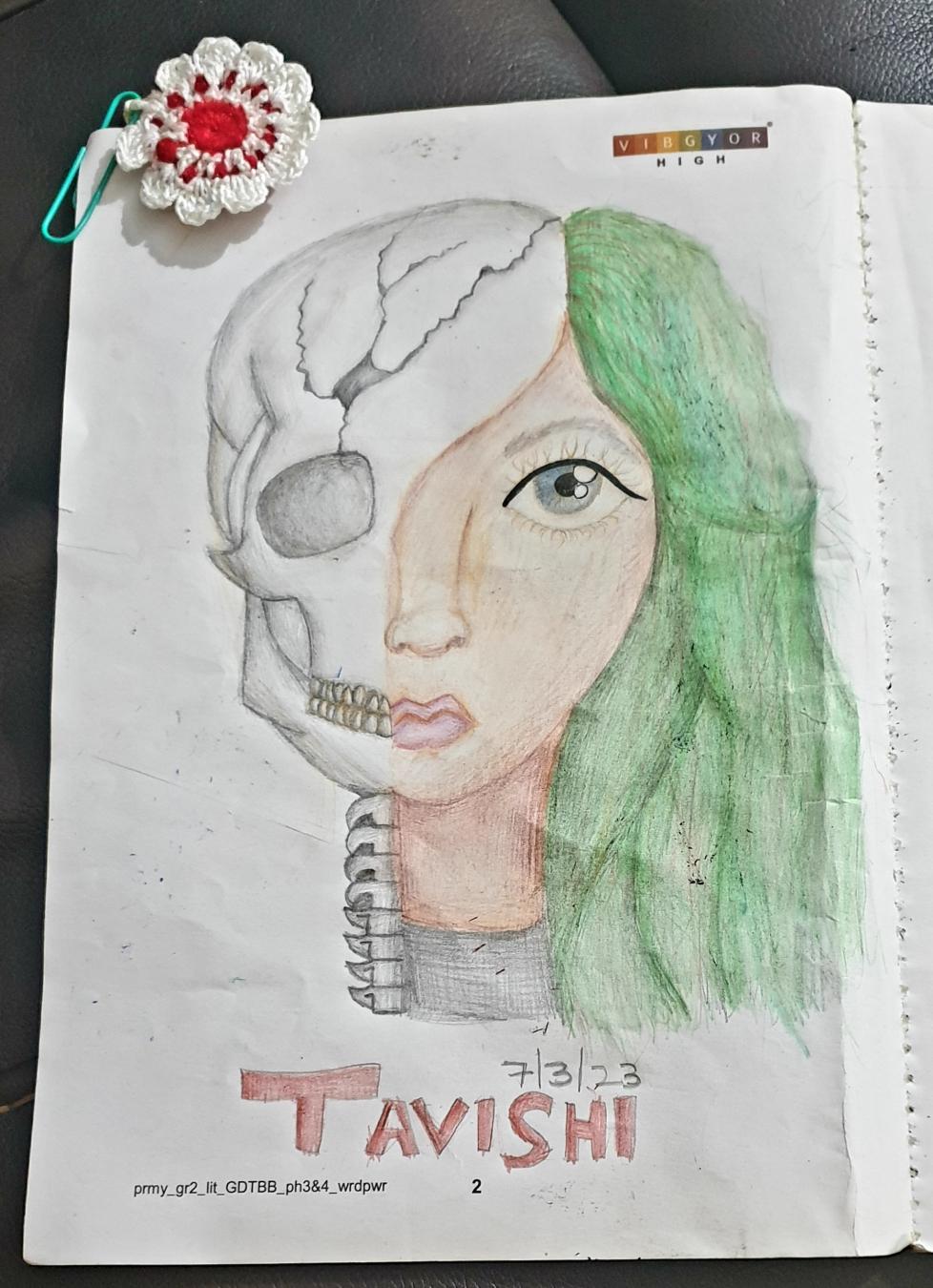 Colours and emotions created by Tavishi sen