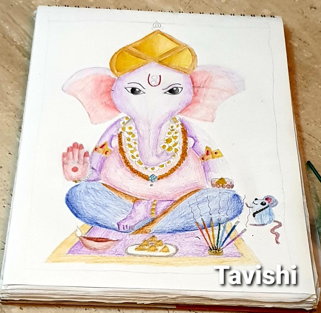 Colours and emotions created by Tavishi sen