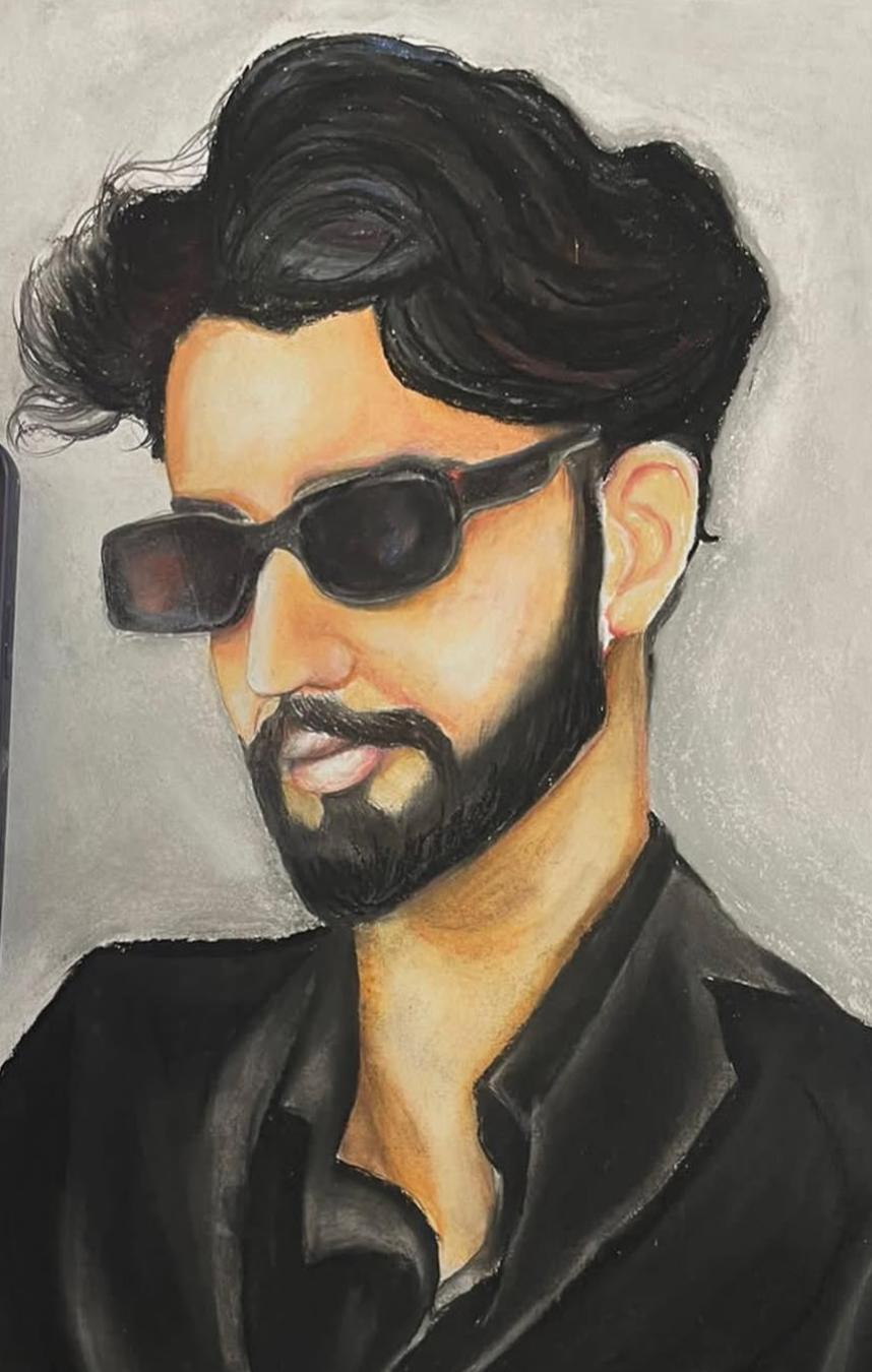 Portrait study created by Richa Pandey