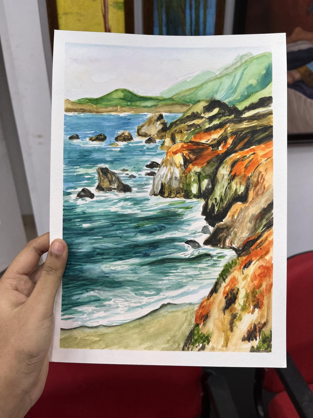 seascape created by Purnima Rao