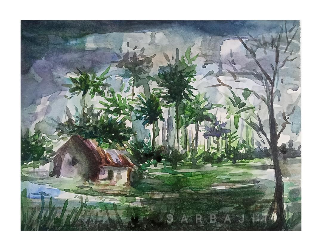 Before the storm created by Sarbajit Dhar