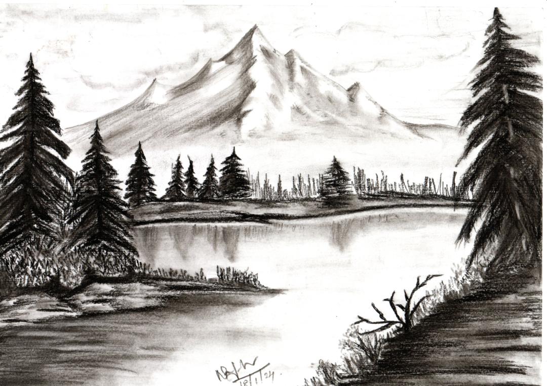 nature landscape created by Najeeba