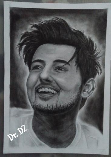 Darshan Raval singer created by Riya Chowdhury