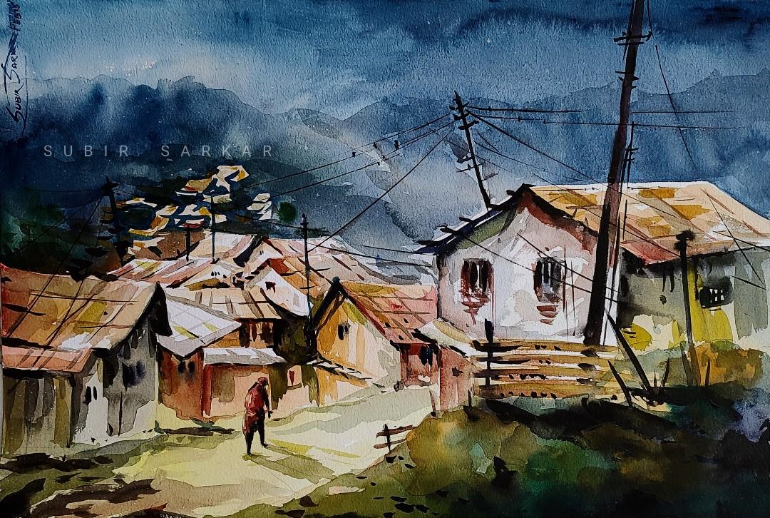 "Beauty of Hills" created by Subir Sarkar