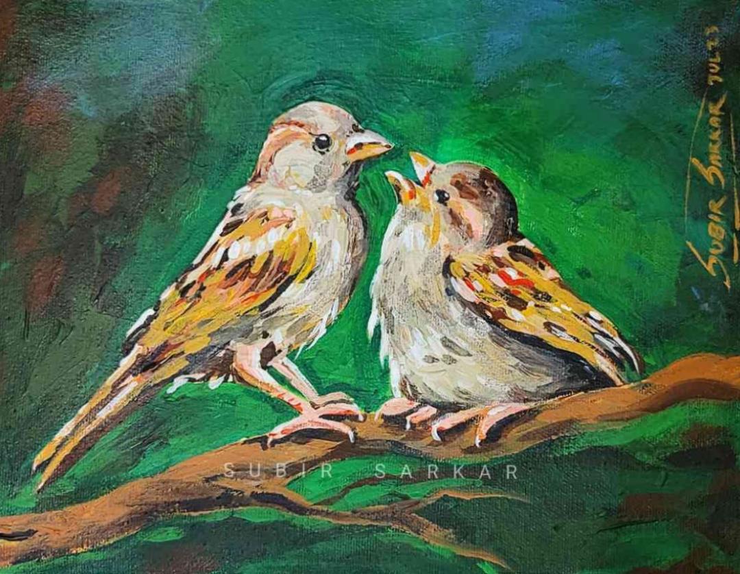 "Loving Kindness - Affection" 2023 created by Subir Sarkar