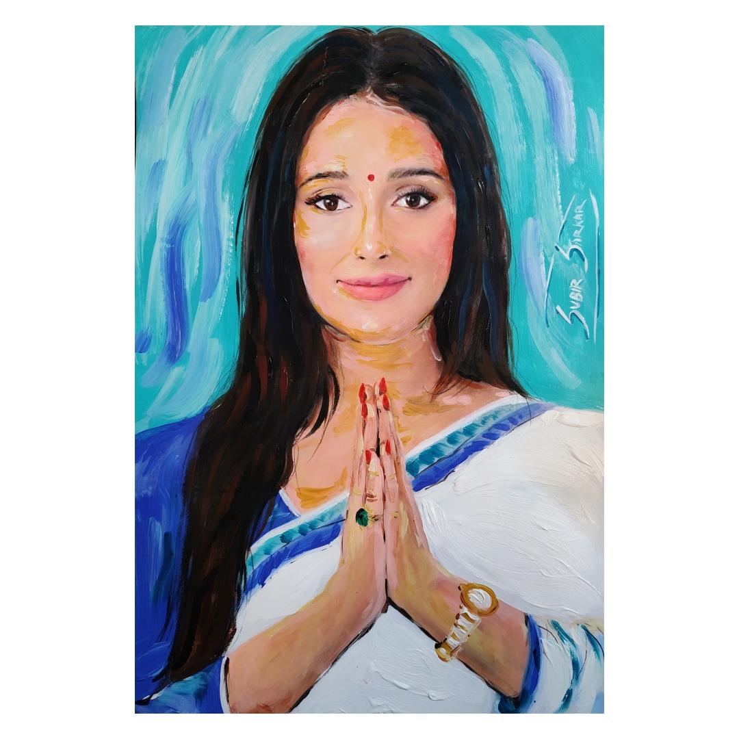 "Portrait" 2024 created by Subir Sarkar