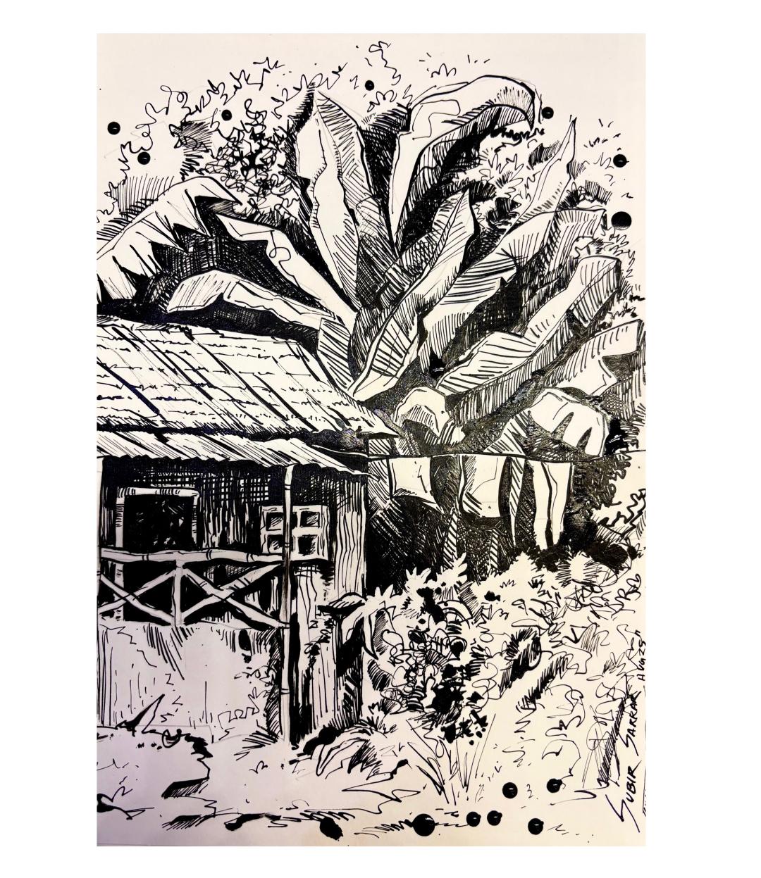 “Shadows of the Village” 2025 created by Subir Sarkar