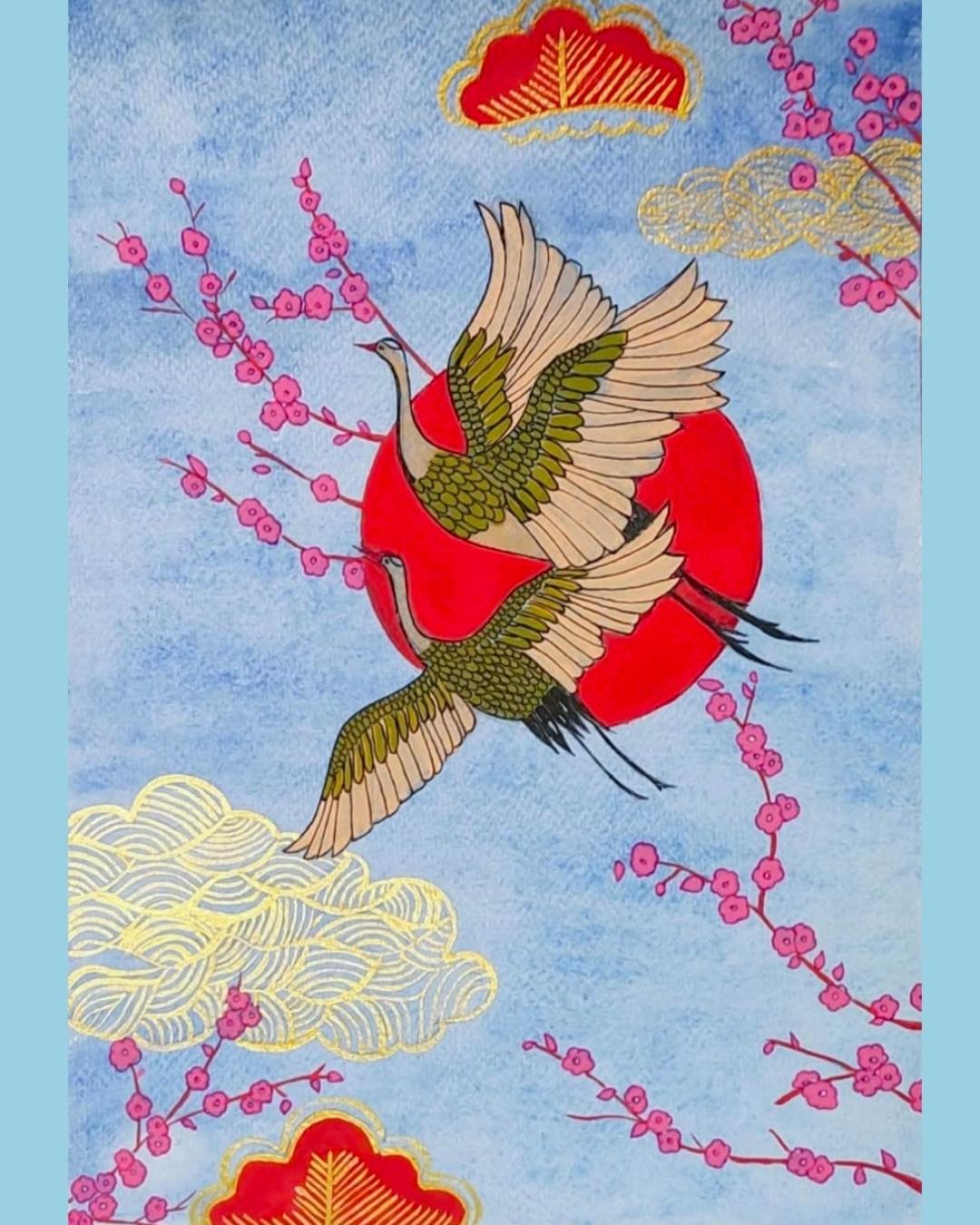 Japanese Art created by Shilpa Das