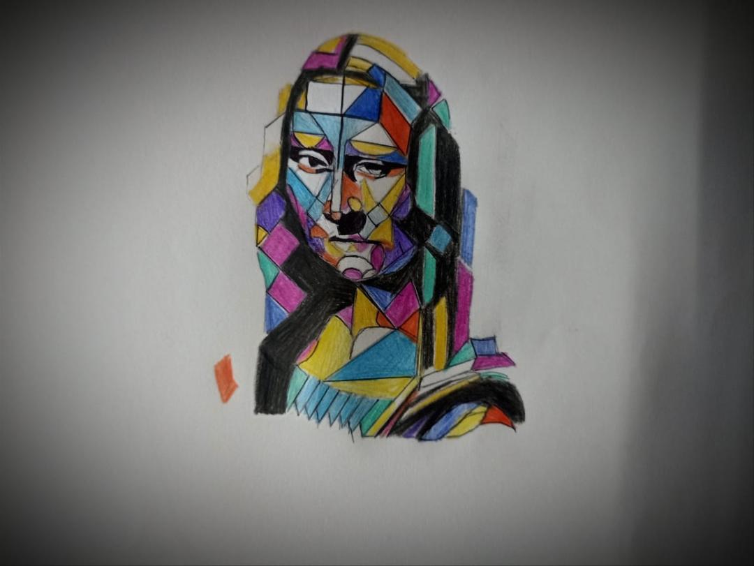 Geometric abstract art created by KOKILA U