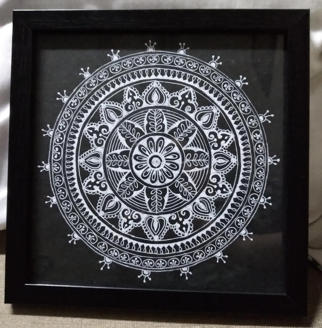Mandala art created by