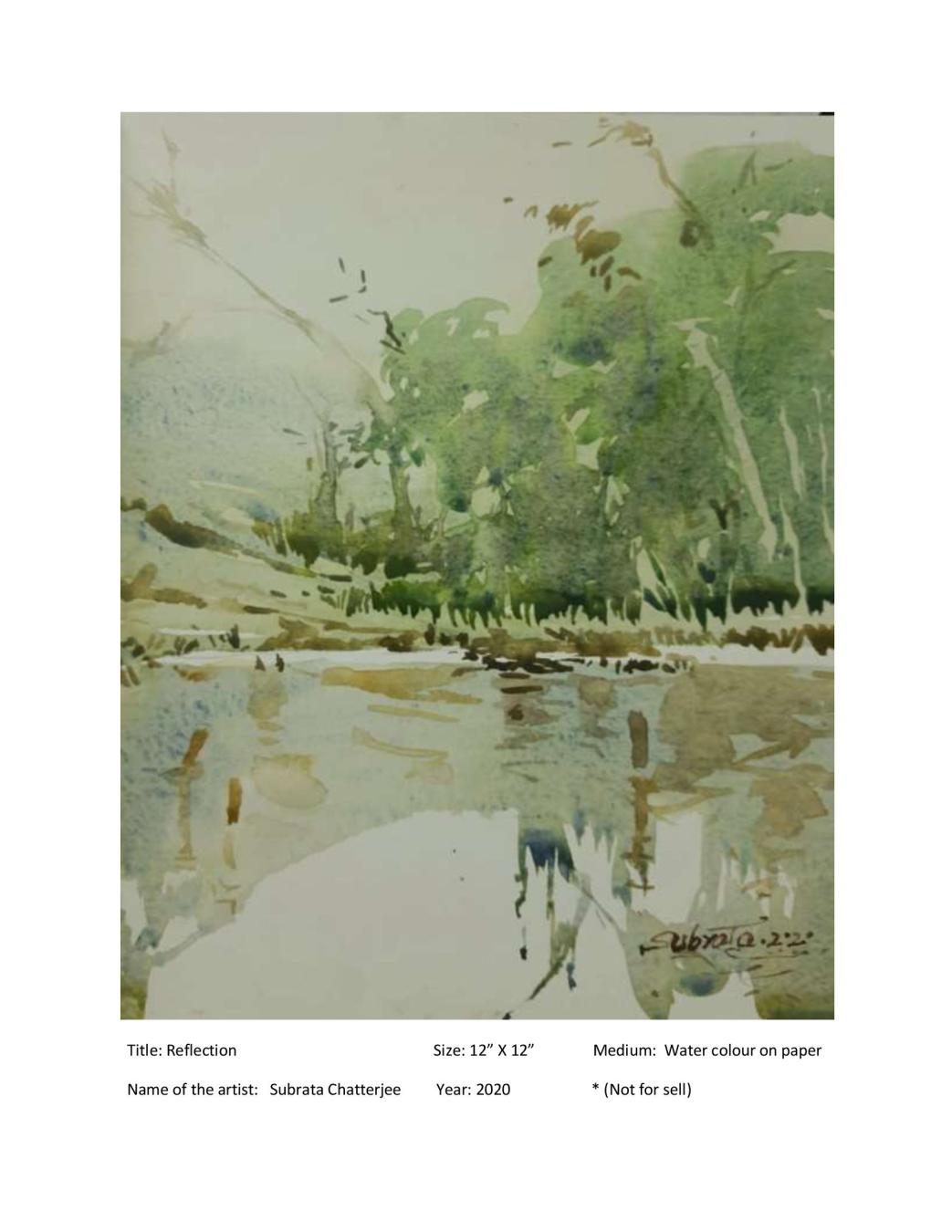 Reflection created by Subrata Chatterjee