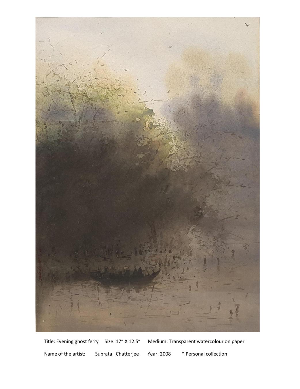 Evening Ghost Ferry created by Subrata Chatterjee