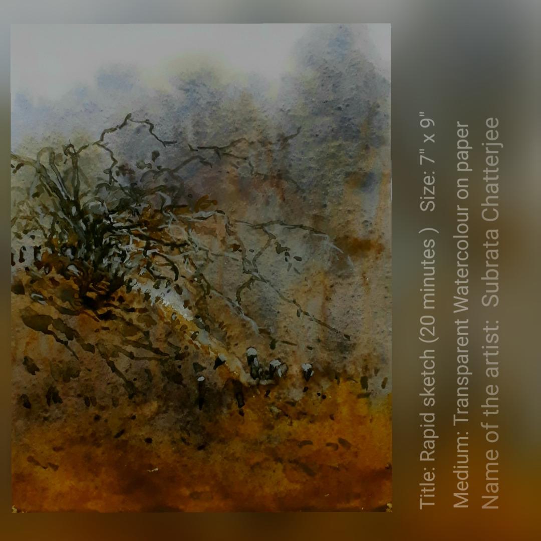 Rapid sketch created by Subrata Chatterjee