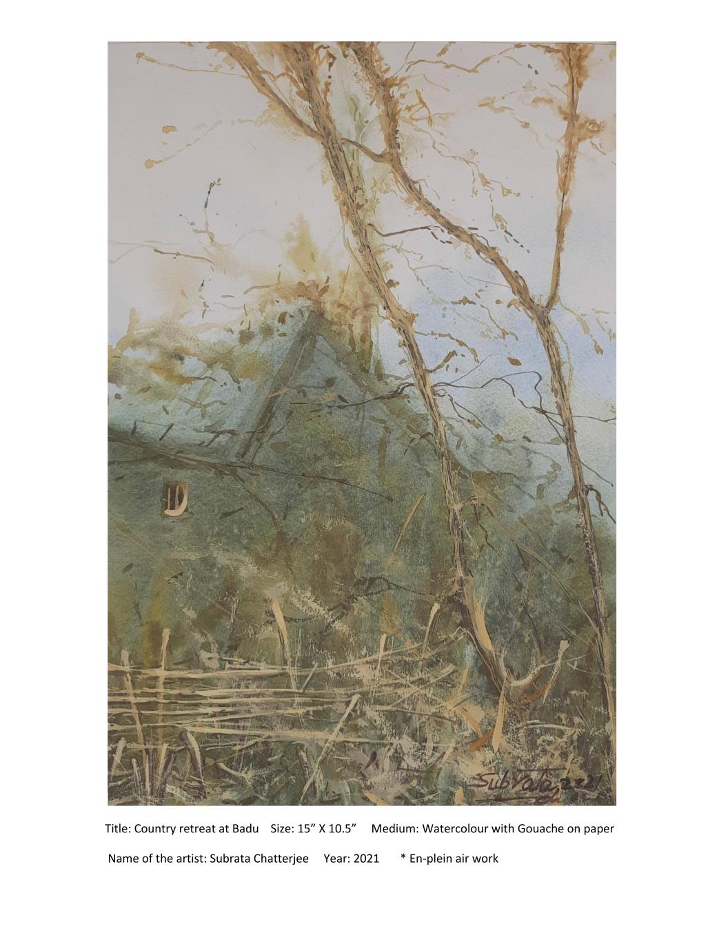 Country retreat at Badu created by Subrata Chatterjee