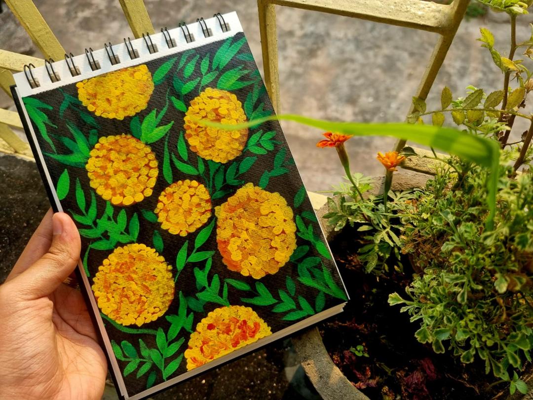 MARIGOLDS created by Muskan Singh