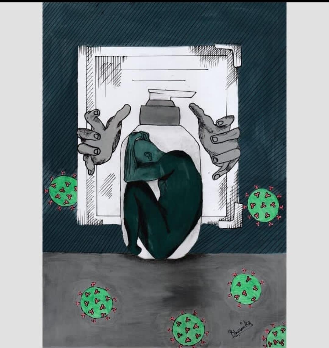 Coronavirus + Literature created by Bhumika