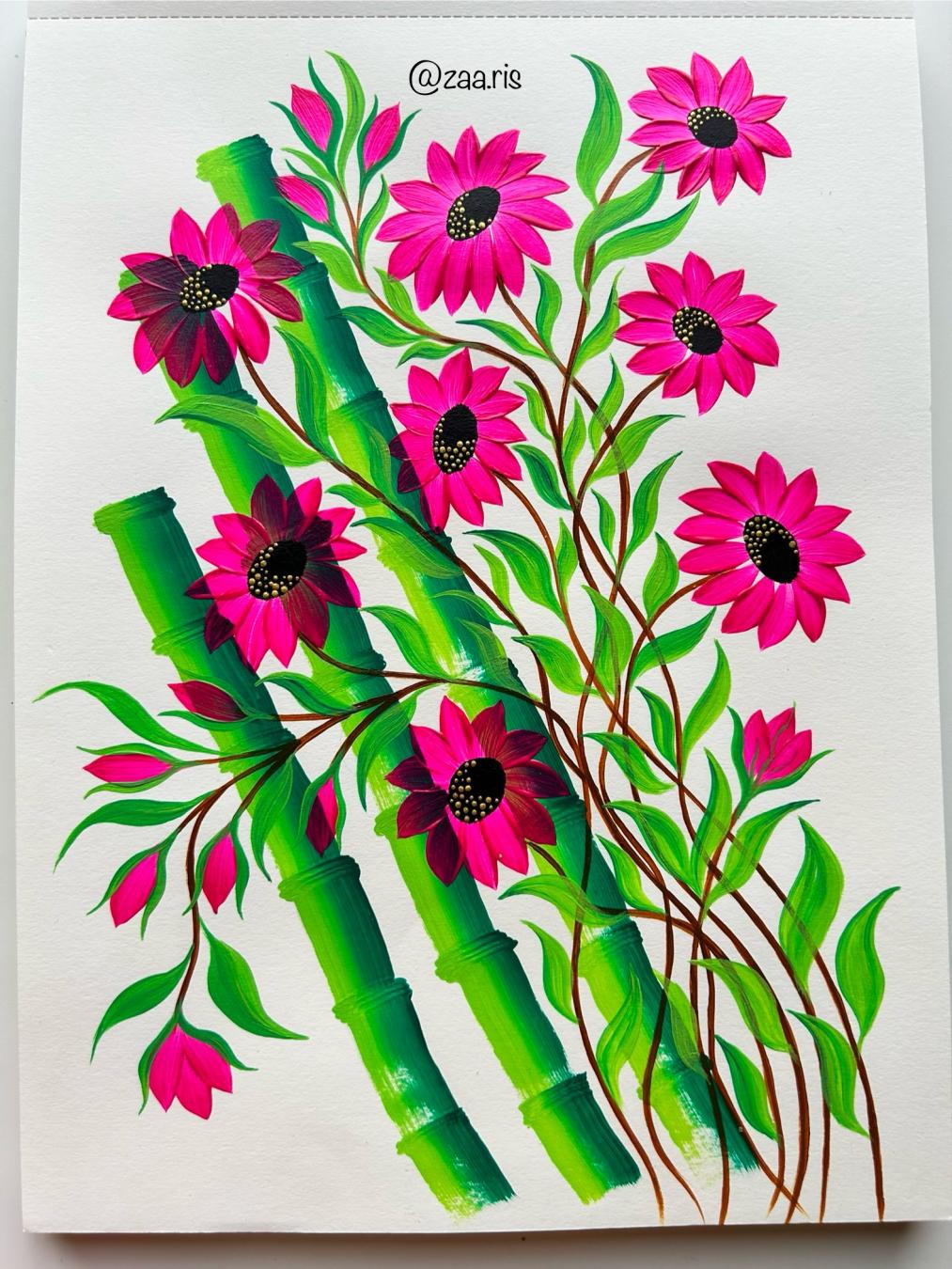 Floral Bamboo created by Zainab Balsara