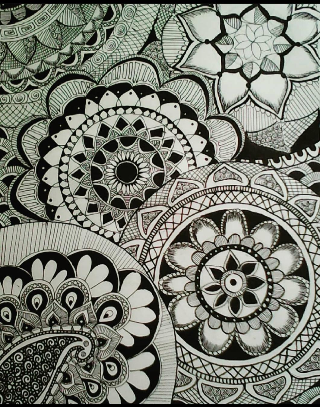 Madala Art created by Vaishali Kumari