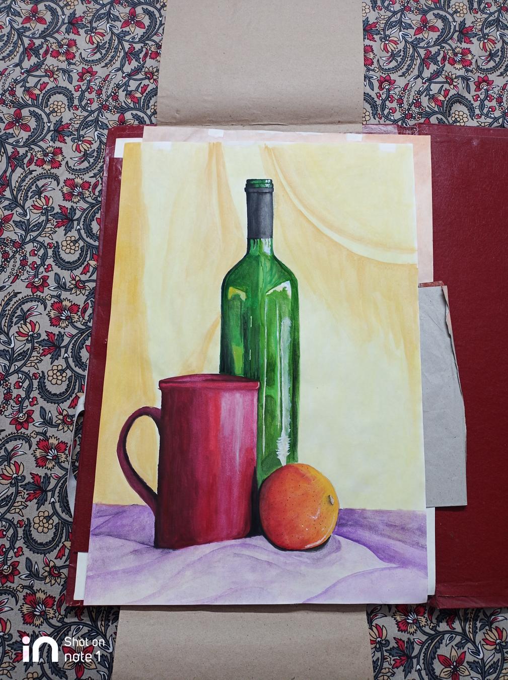 Still life created by Kulsum Raza