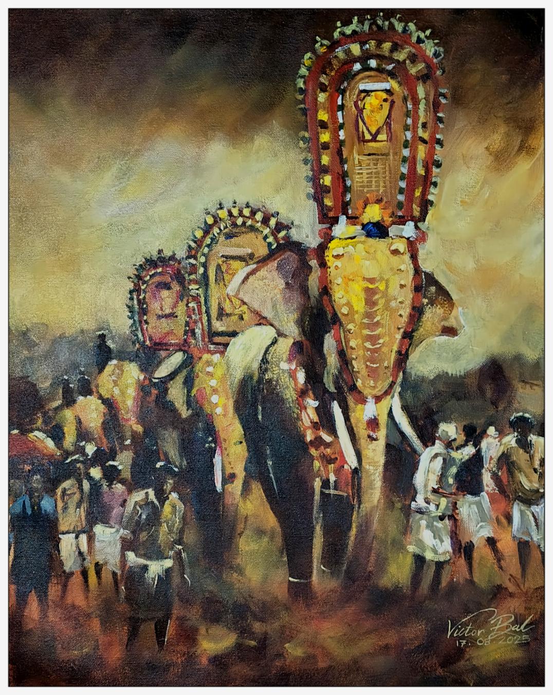 The grand procession created by Victor Bal