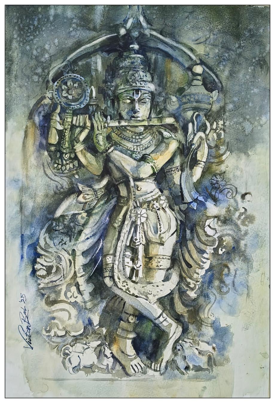 Krishna created by Victor Bal
