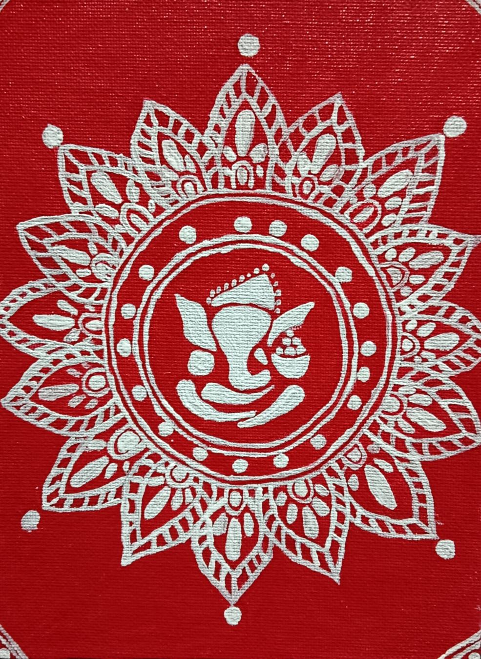 Aypan art created by Prathmesh Joshi