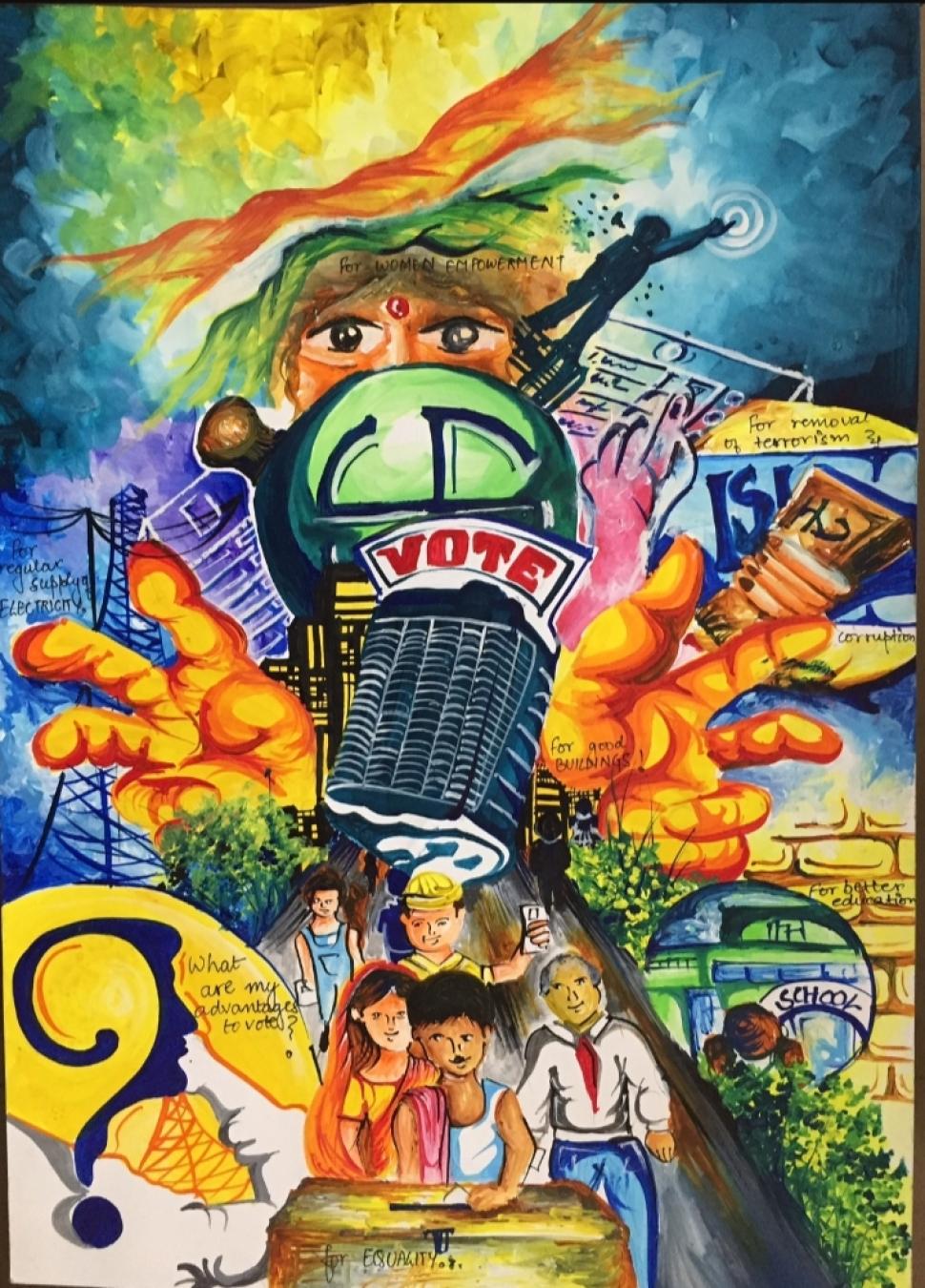 Voting Awareness created by Suraj Mandal