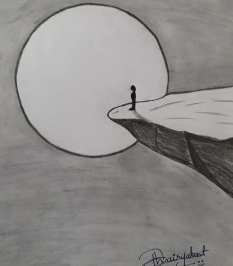Moon view created by Dhairyakant Harsora