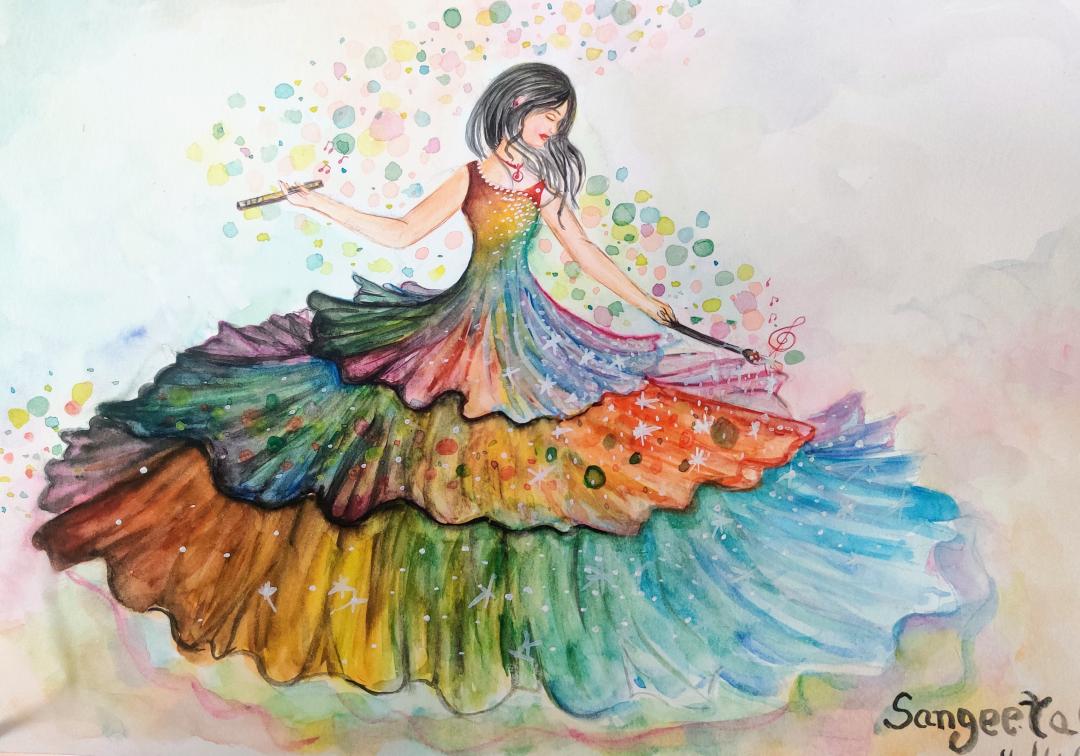 Synesthesia - The dance of the soul created by Sangeeta Cs