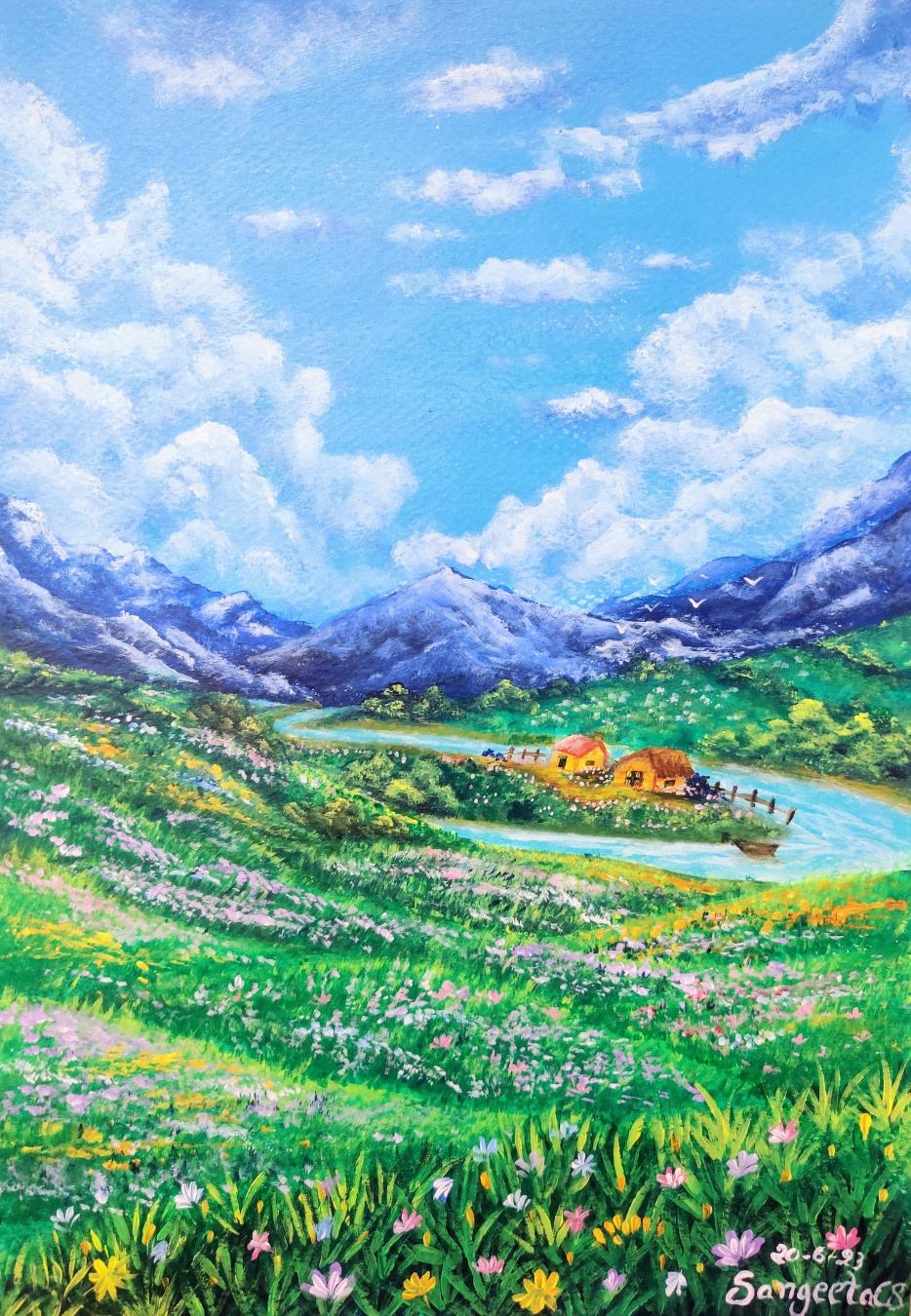 Paradise created by Sangeeta Cs