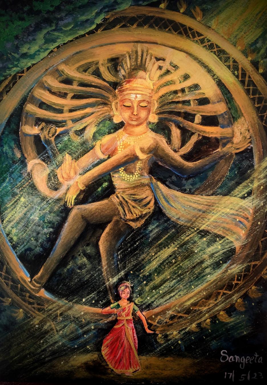 Cosmic dance created by Sangeeta Cs