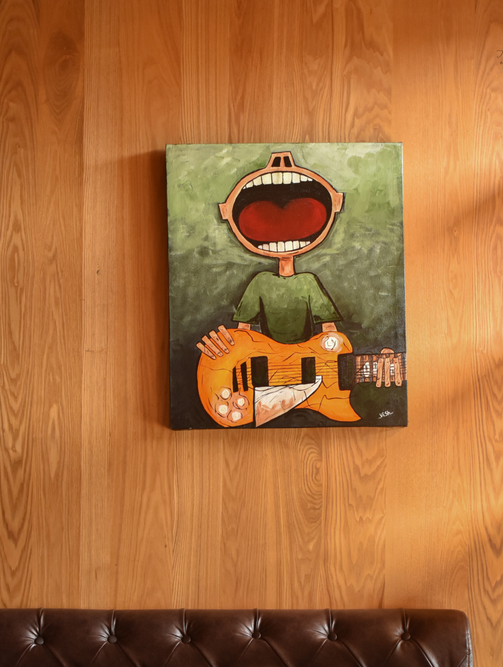 Sergio lazo guitar painting created by vaishnavi pawar