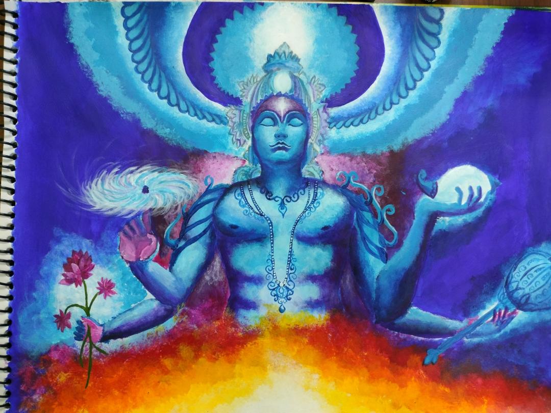 Supreme personality of Godhead created by Jenil Savaj